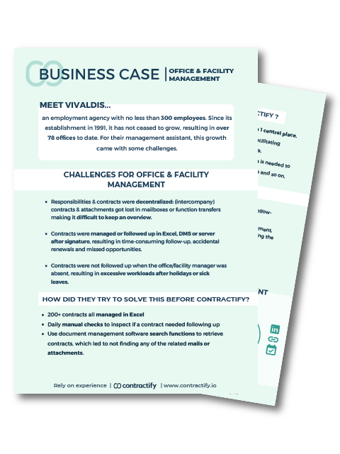 Contractify business cases