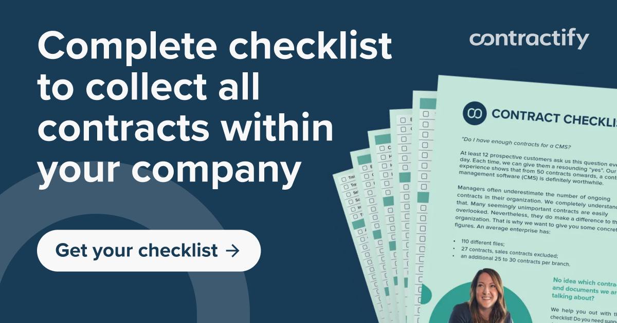 Contract checklist | Download